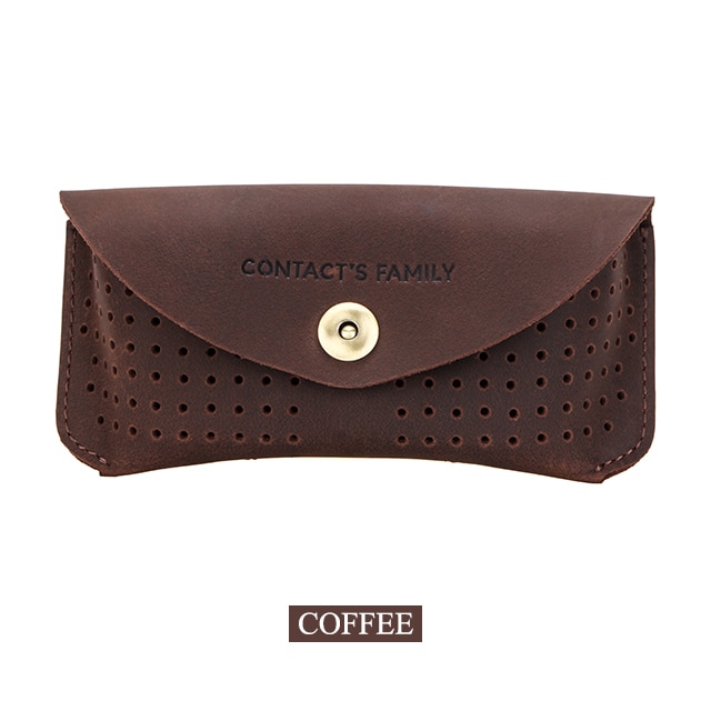 Premium Handmade Leather Eye and Sunglasses Bag - Leatherya